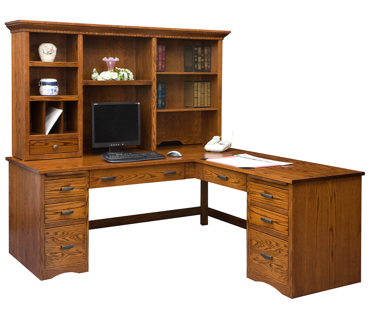 Mission Computer Desk With Return – Craftsman Market DBA Craftsman ...