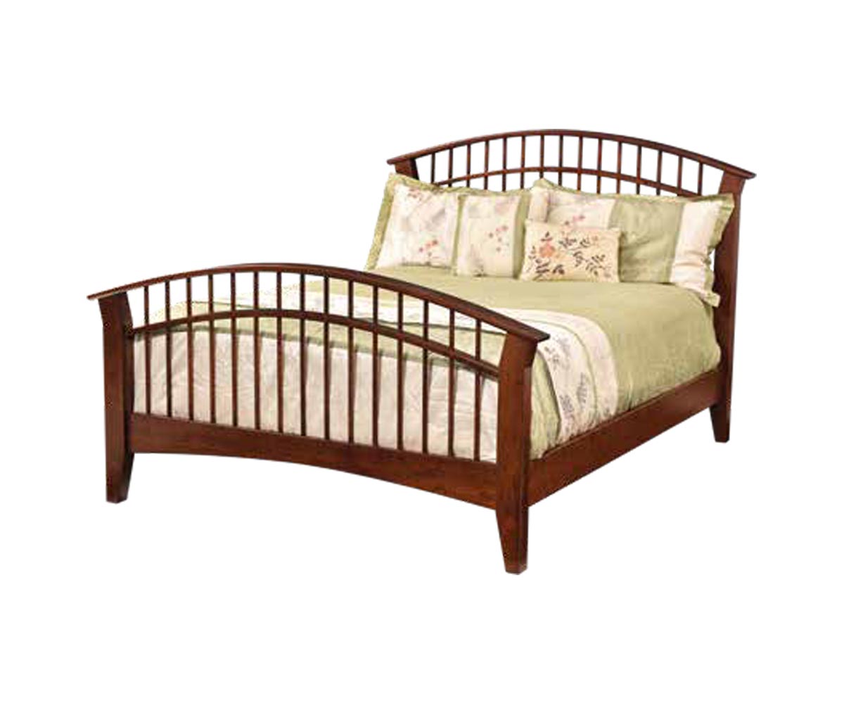 Arch Spindle Bed - Dutch Craft Furnishings